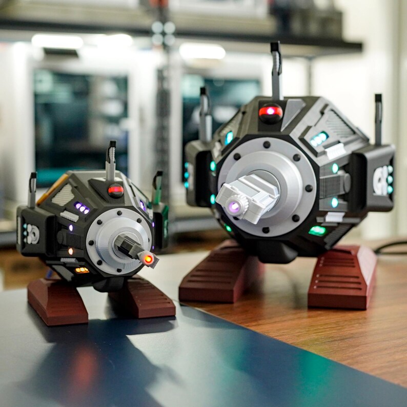 Mini Exocomp Figure With Customizable Leds - Etsy