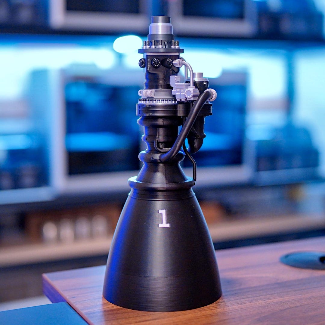 Spacex Raptor 3 Rocket Engine (12" Tall - High Detail - Assembled) - Etsy