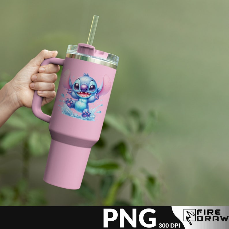 Stitch Summer Pool PNG: Lilo & Stitch Tumbler Wrap (digital Download ...