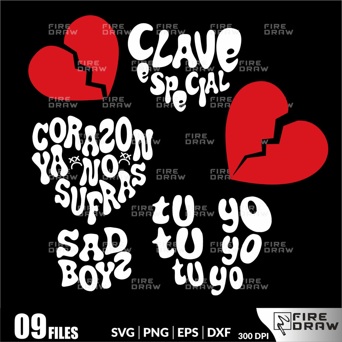 Sad Boyz Corridos Tumbados SVG PNG: Junior H Cricut Silhouette Files ...