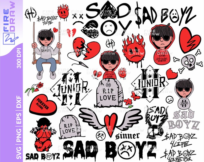 Junior H Sad Boyz 4 life 2 PNG,JPG,SVG Corridos tumbados jpg, México ...