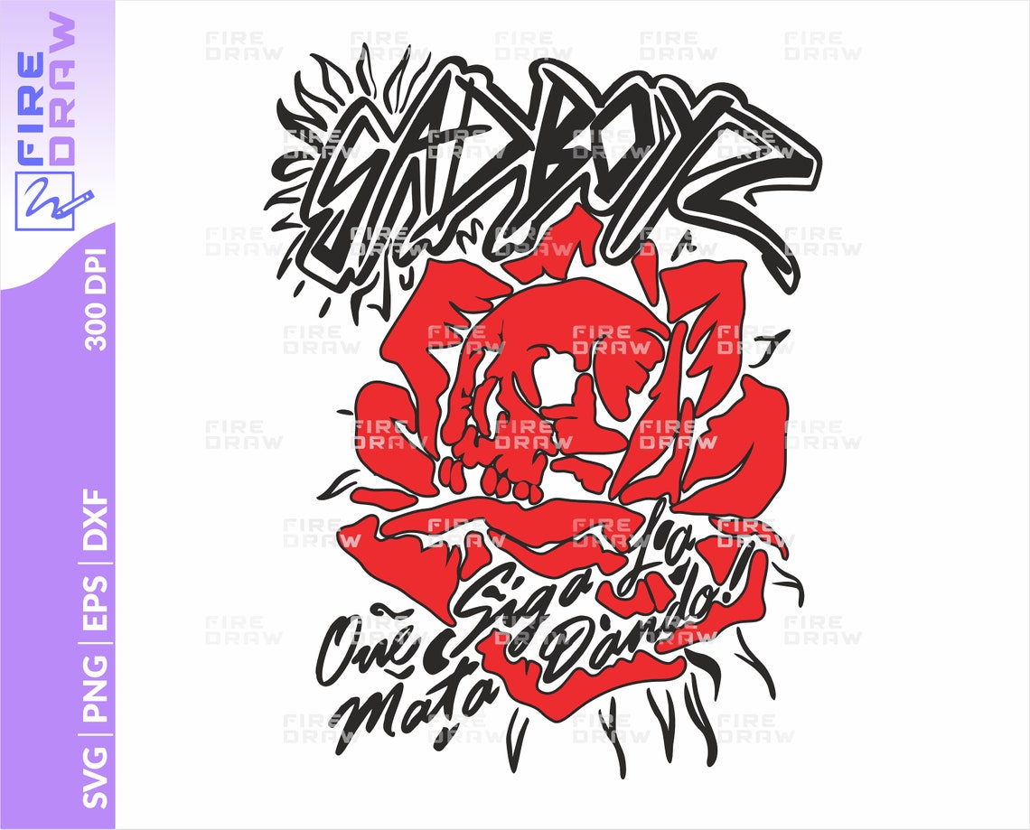 Sad Boyz 4 Life SVG PNG: Corridos Tumbados, Junior H (digital Download ...