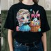Easter Anna and Elsa PNG Bundle, Retro Shirt Easter Design Png File for ...