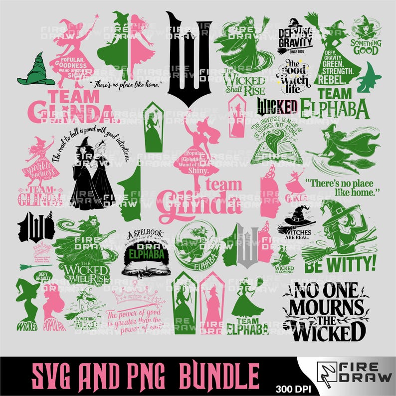 580 Wicked PNG, Wallpaper, Coloring Page and SVG Bundle, Wicked Change ...