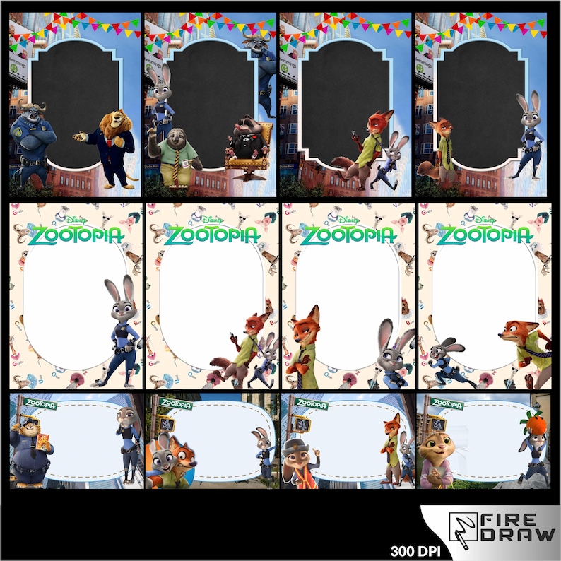 Paquete de imágenes prediseñadas de Zootopia 2, papel tapiz PNG para ...