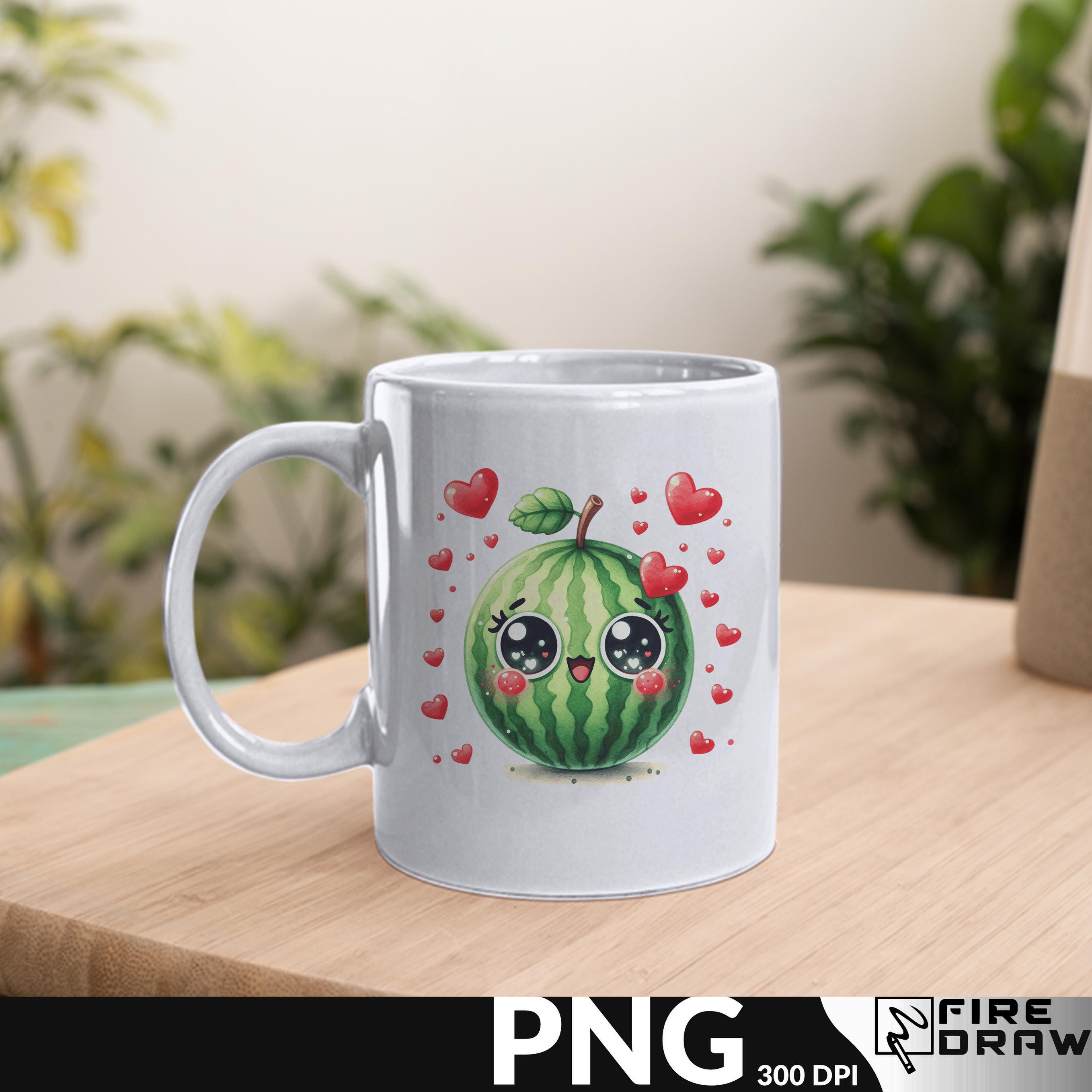 Cute Fruit Lovers Valentine's Day PNG, Strawberry, Apple, Watermelon ...