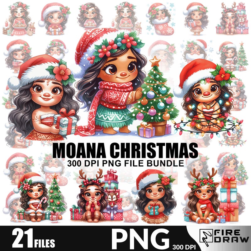 Moana Christmas Ornaments - Etsy