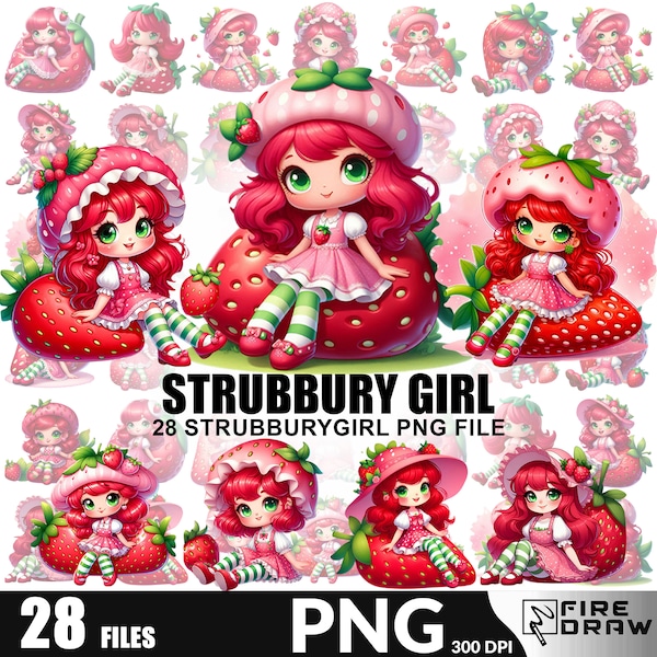 Strawberry Shortcake Svg - Etsy