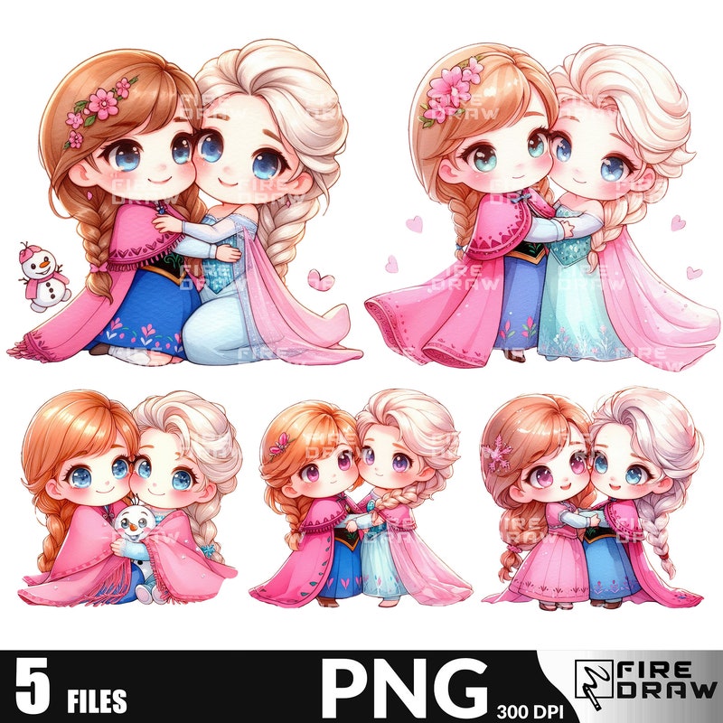 Elsa Stickers - Etsy