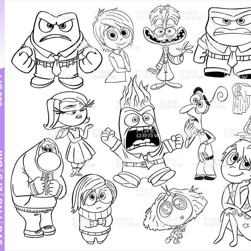 Inside Out Svg Bundle - Etsy