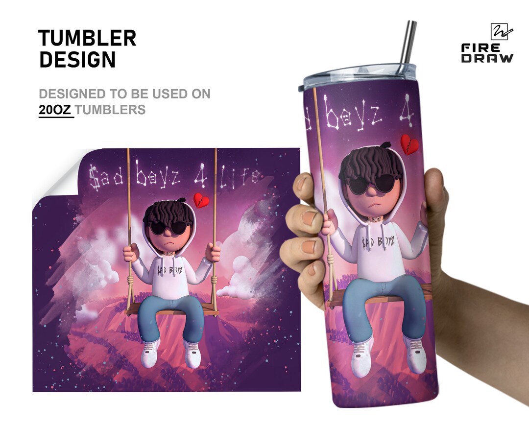 Sad Boyz 20oz Tumbler Wrap: Xavi La Diabla PNG (digital Download) - Etsy