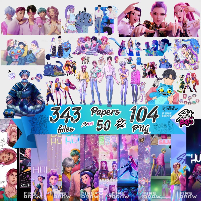 Saja Boys Png - Etsy