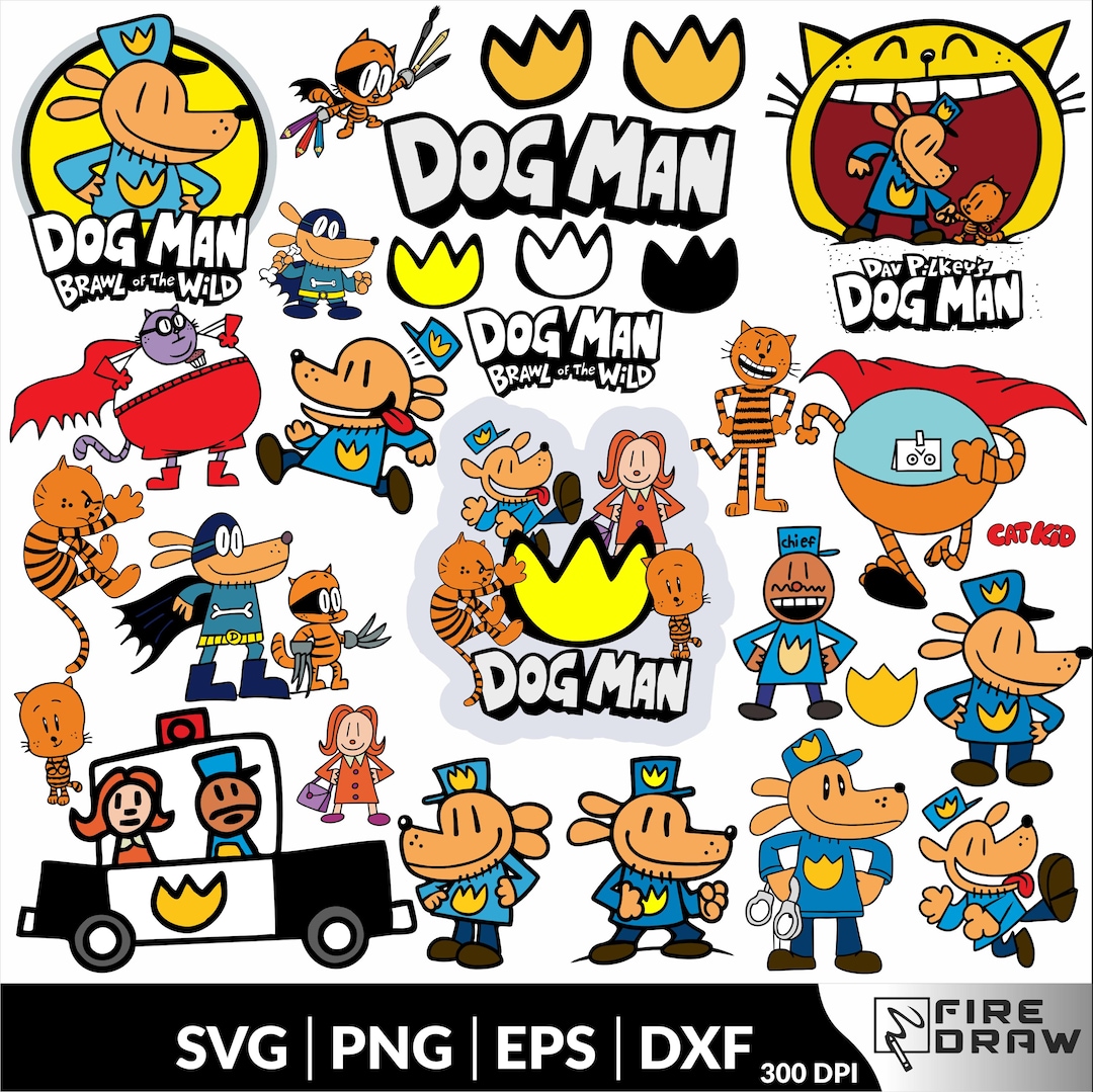 Dog Man SVG + PNG BUNDLE, Dogman Png, Dogman Svg, Birthday Dogboy Svg ...