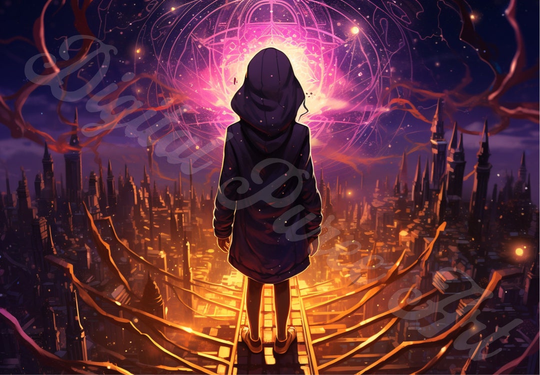 Vibrational Awakening, A Collection of 4 Colourful Spiritual Wall Art ...