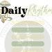 Daily Rhythm Printable - Etsy
