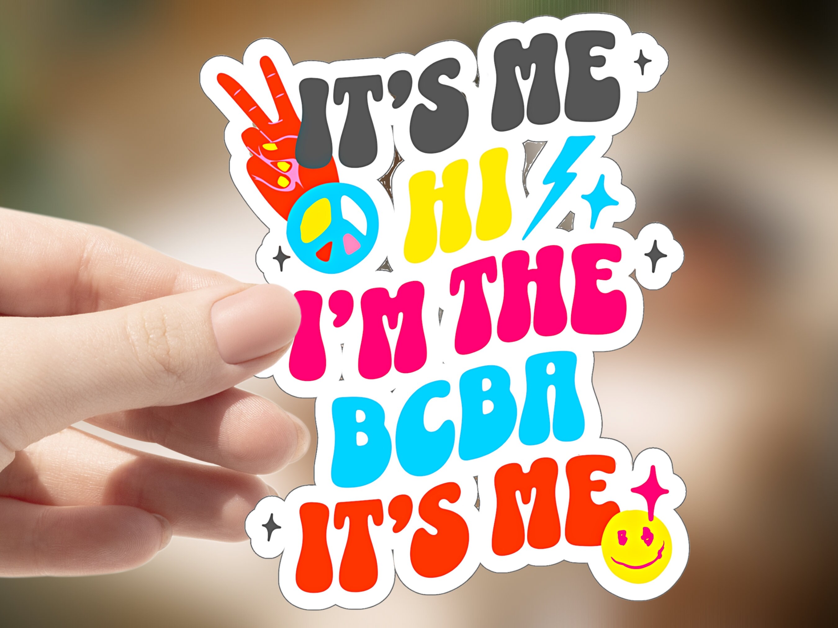 ABA Stickers BCBA Stickers ABA Therapy Gifts Bcba Decor Aba Therapist ...