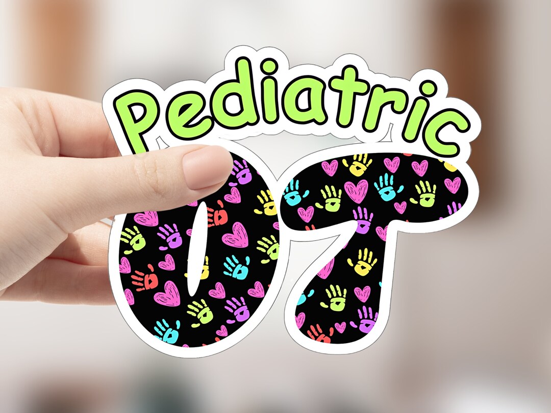Pediatric OT Sticker Therapist Colorful Occupational Therapy - Etsy