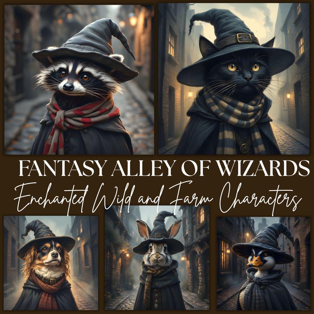Fantasy Alley Wizards Collection – 20 Enchanted Wild and Farm ...