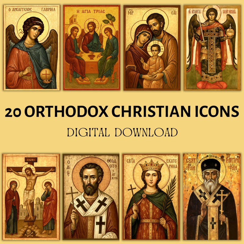 Eastern Orthodox Icons - Etsy
