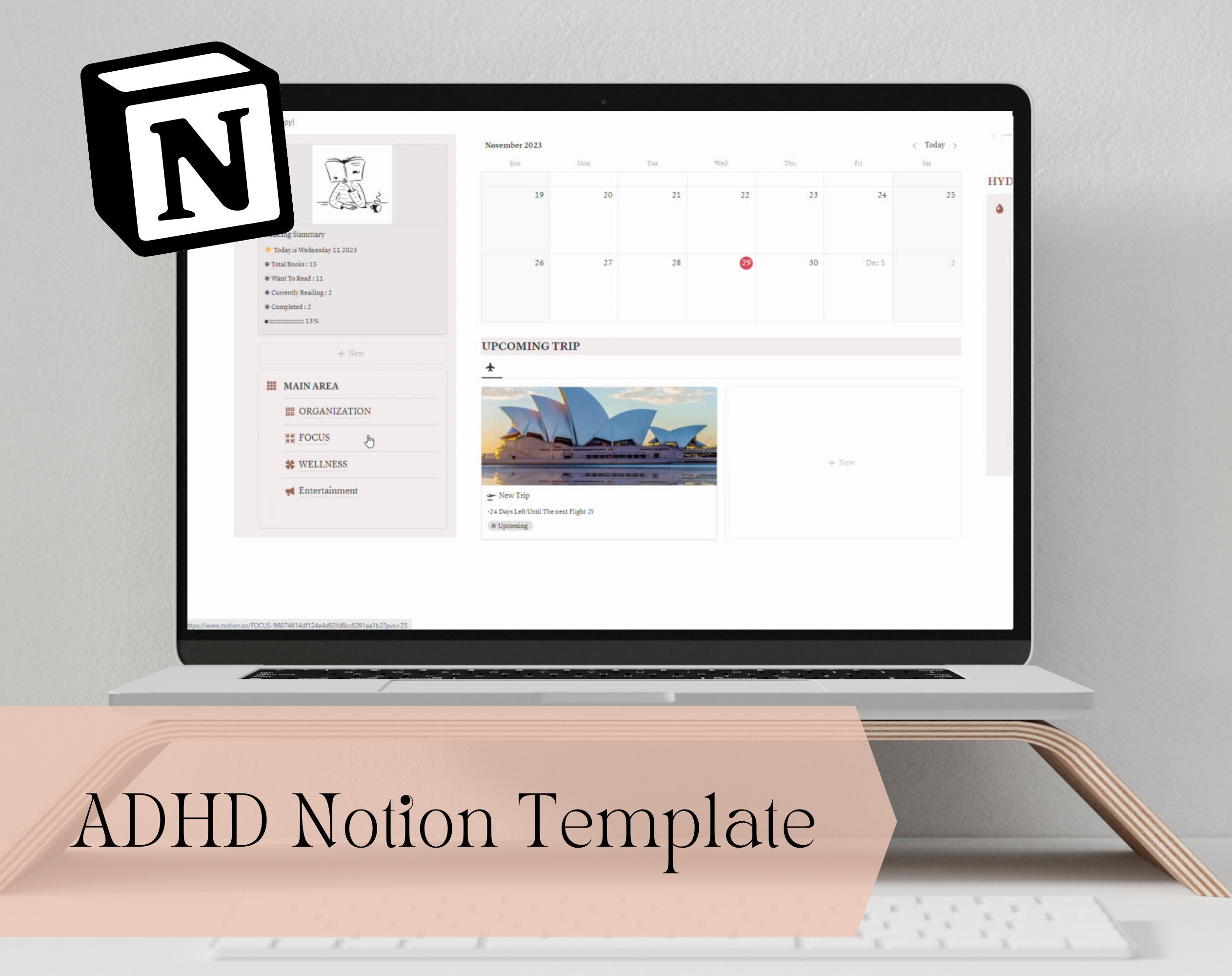 Notion Adhd Dashboard, Notion Dashboard, Notion Planner, Notion Template, Notion Life Planner ...