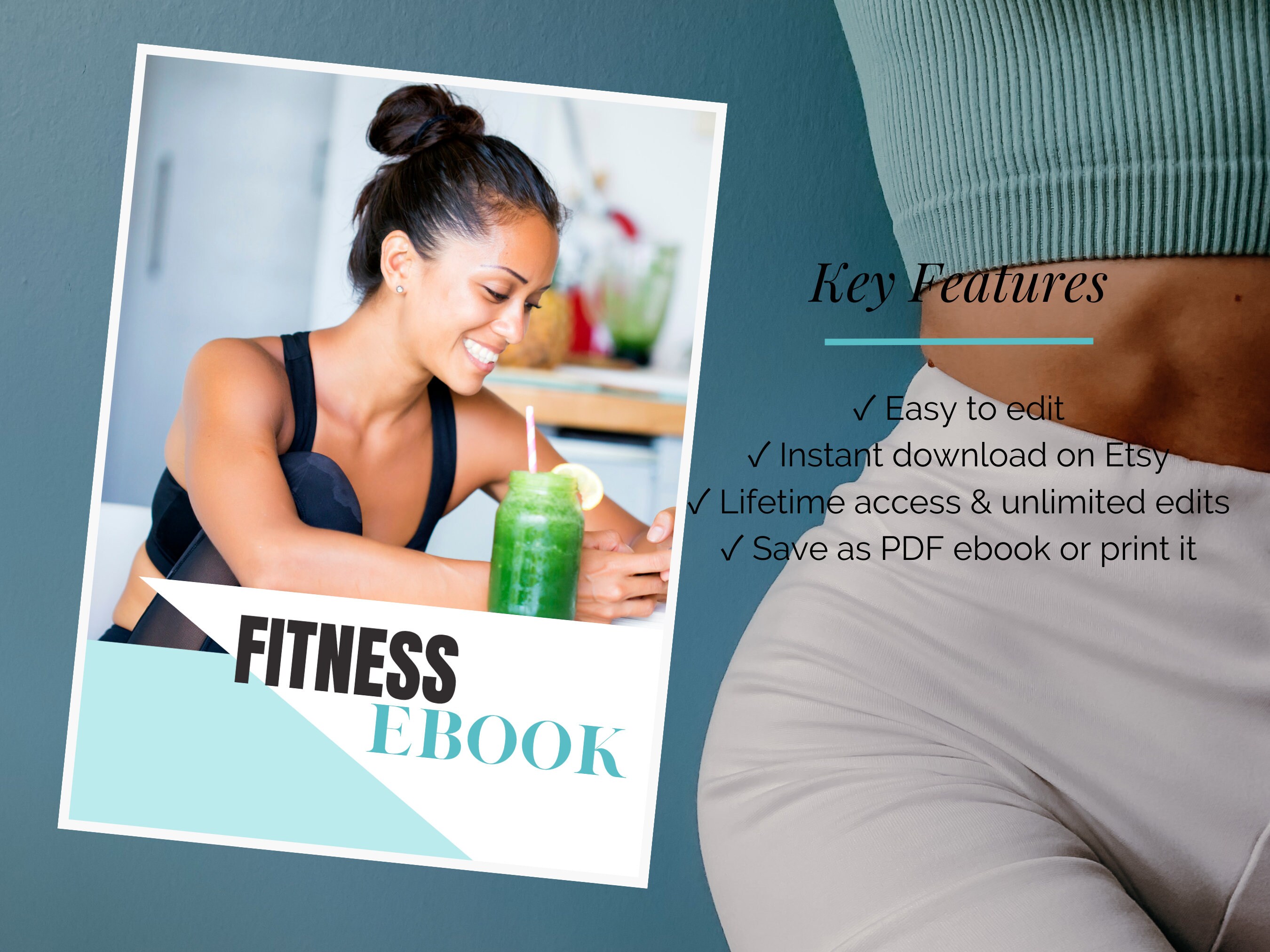 Fitness Program Template Canva Fitness Ebook Personal Training Coach ...