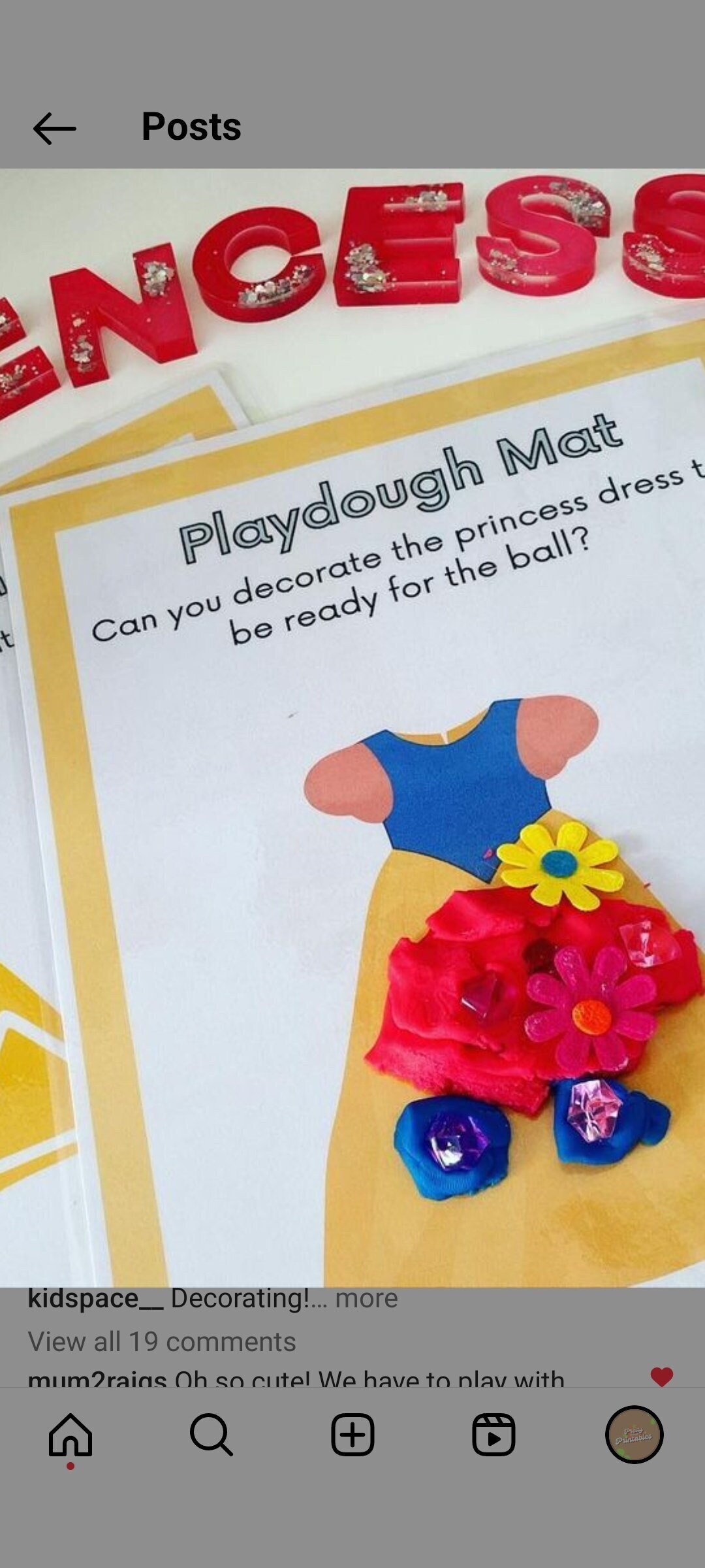 Princess Playdough Mats - Etsy