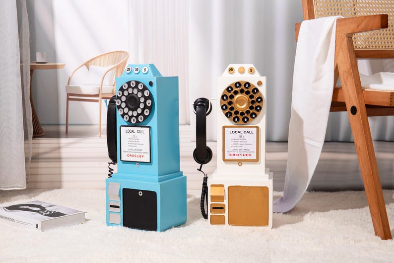 Vintage Wall-mounted Payphone | Retro Piggy Bank | Nostalgic Home Decor ...