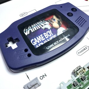 Retro Game Boy Advance Console Art | Geeky Nostalgic Wall Decor ...