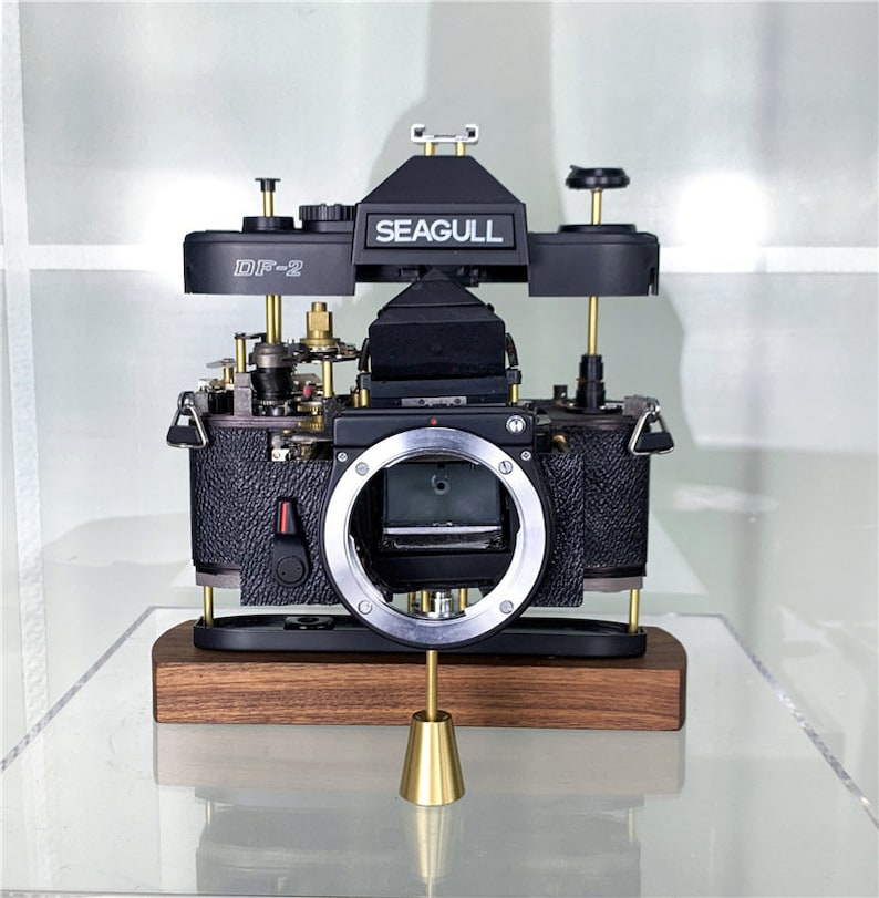 Camera Disassembly Art | Unique Photographer Present | Mechanical Film ...