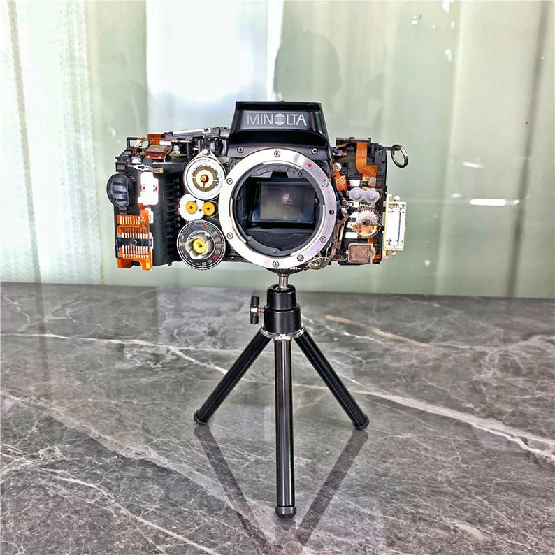 Handcrafted Retro Punk Camera Decor | Mechanical Artisan Collectible - Etsy