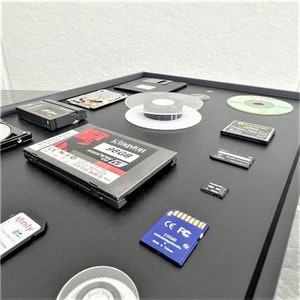 3D Evolution of Data Storage Art - Modern Aluminum Alloy Reinforced ...