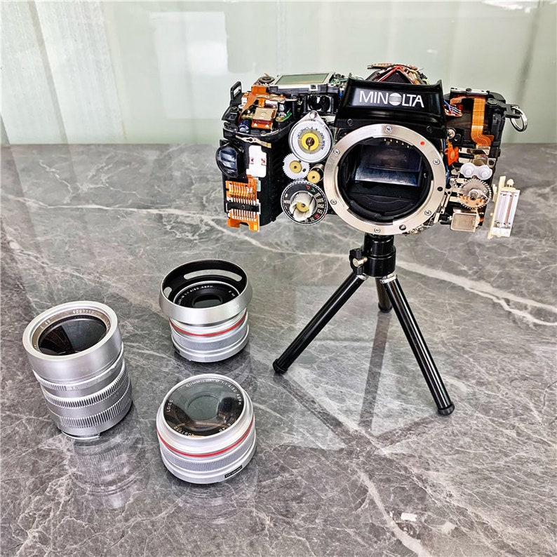 Handcrafted Retro Punk Camera Decor | Mechanical Artisan Collectible - Etsy