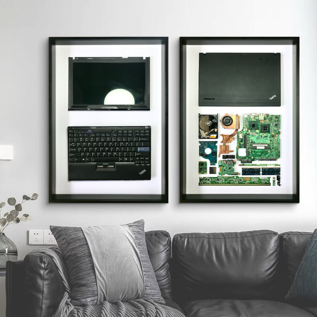 Thinkpad Art Frame | Disassembled Laptop Framed Art | Upcycled Tech ...