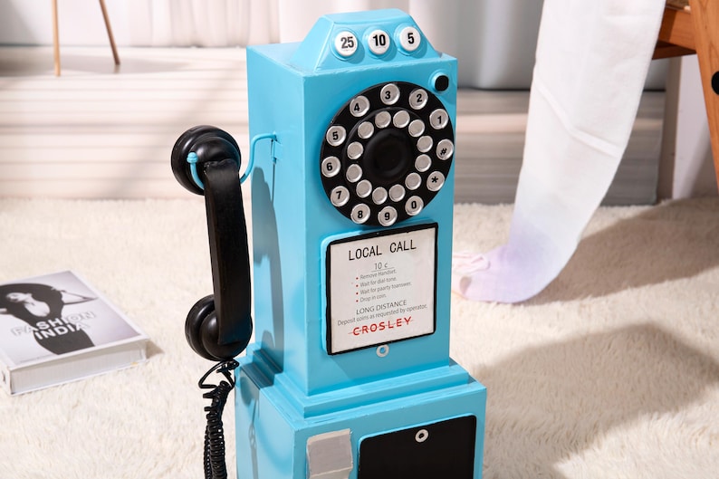 Vintage Wall-mounted Payphone | Retro Piggy Bank | Nostalgic Home Decor ...