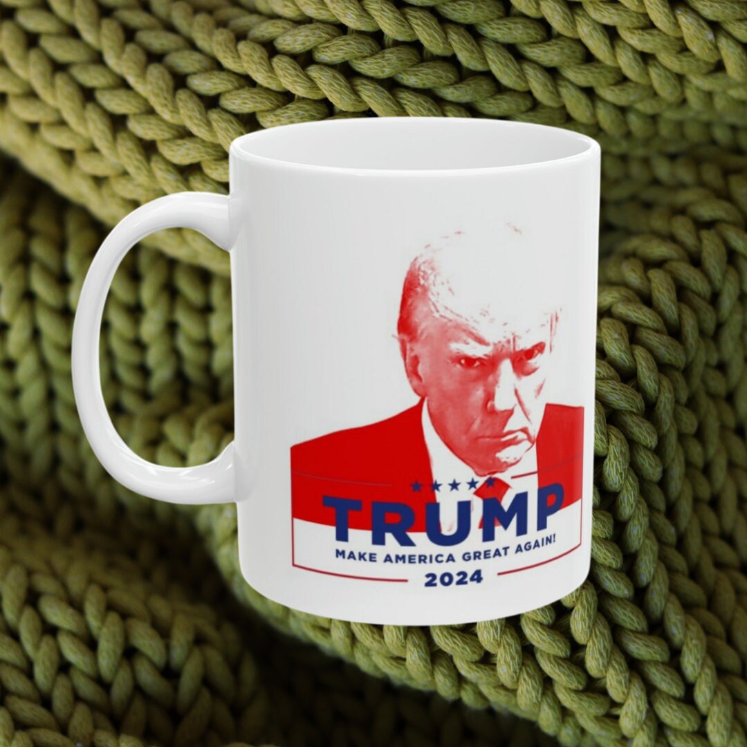 2024 Donald Trump Prison Mug Political Humor 11 Oz Ceramic Coffee Cup ...