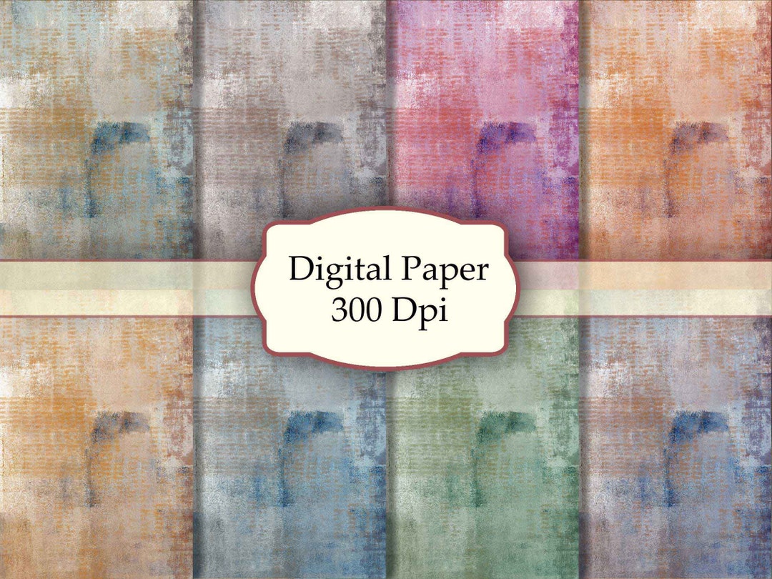 Digital Paper, Color, Scrapbook Pages, Digital Backgrounds, Commercial ...