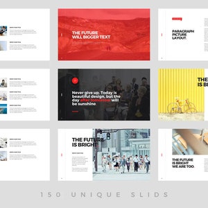 150 Unique Powerpoint Template - Etsy