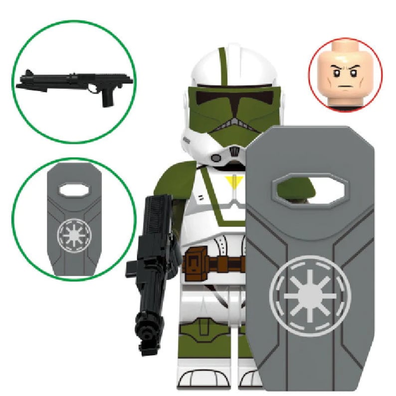 Doom's Unit Clone Trooper Custom Star Wars Minifigure - Etsy Australia