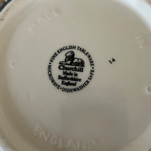 Blue Willow Tea Set by Churchill Tea Pot Milk Jug Sugar Bowl - Etsy