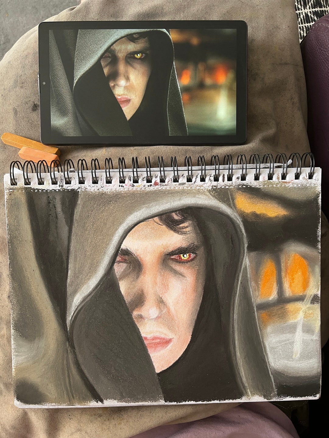 Star Wars Anakin Skywalker Hand Drawn Art - Etsy