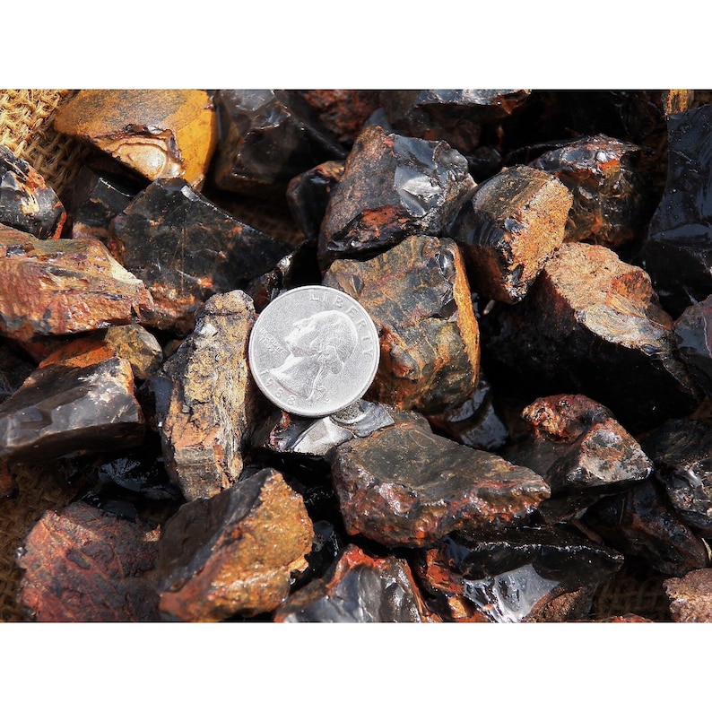 1000 Carat Lots of Black Onyx Rough Plus A Very Nice Free Faceted ...