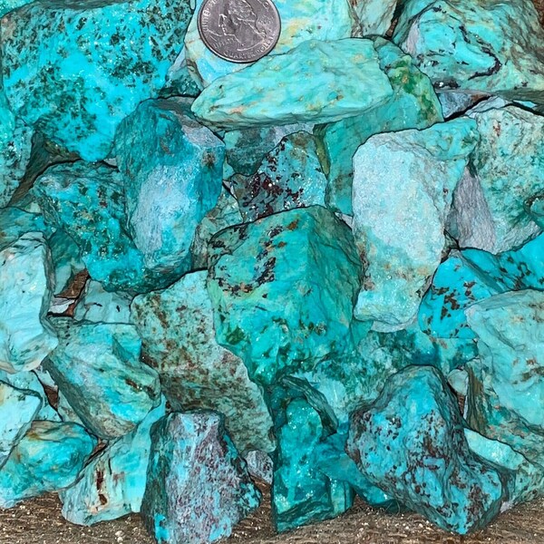 Rough Turquoise - Etsy