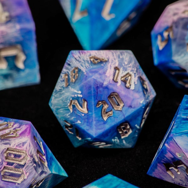Set of 7 Piece Dice - Etsy