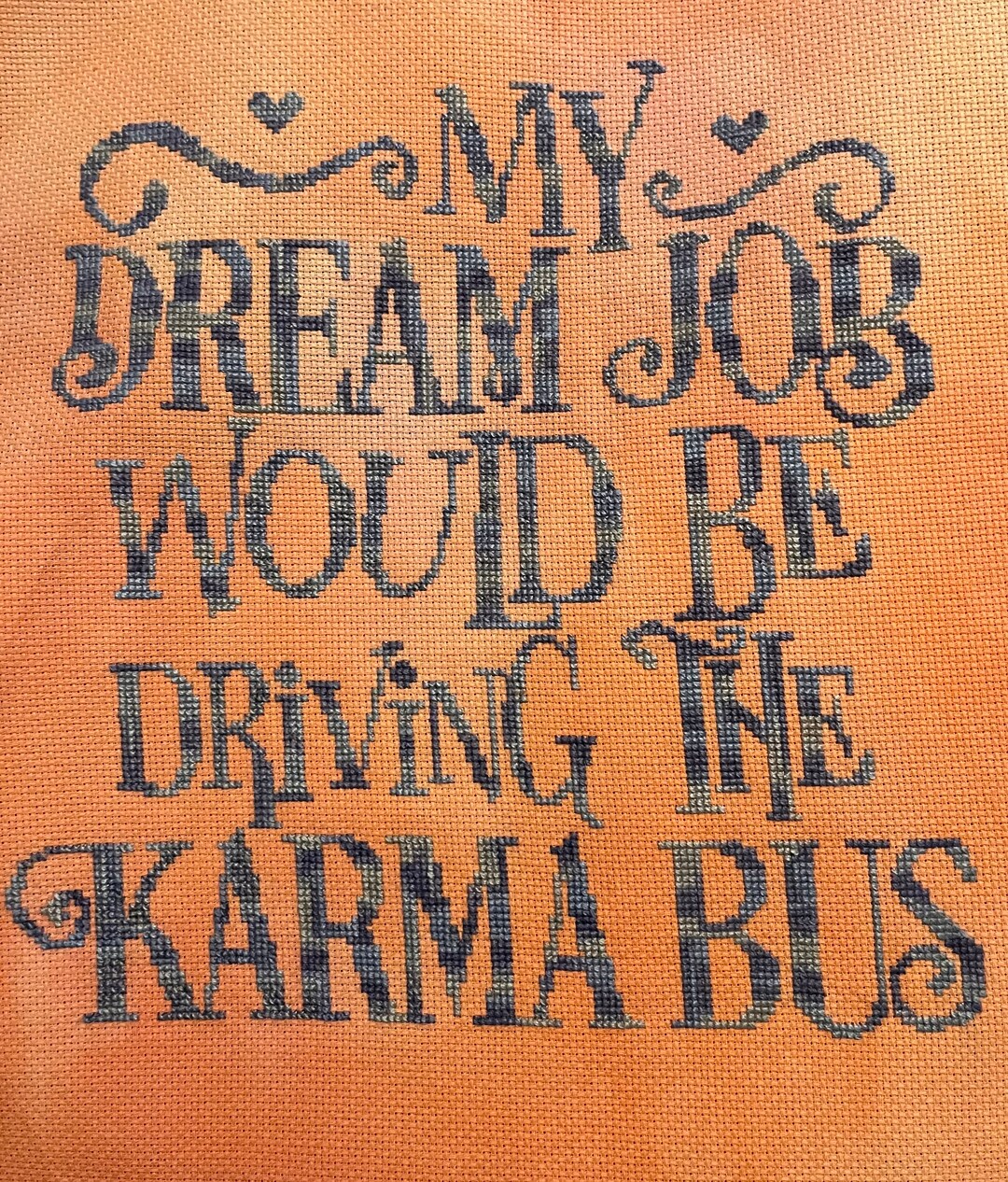 Karma Bus Cross Stitch Chart PDF Pattern Keeper Compatible - Etsy