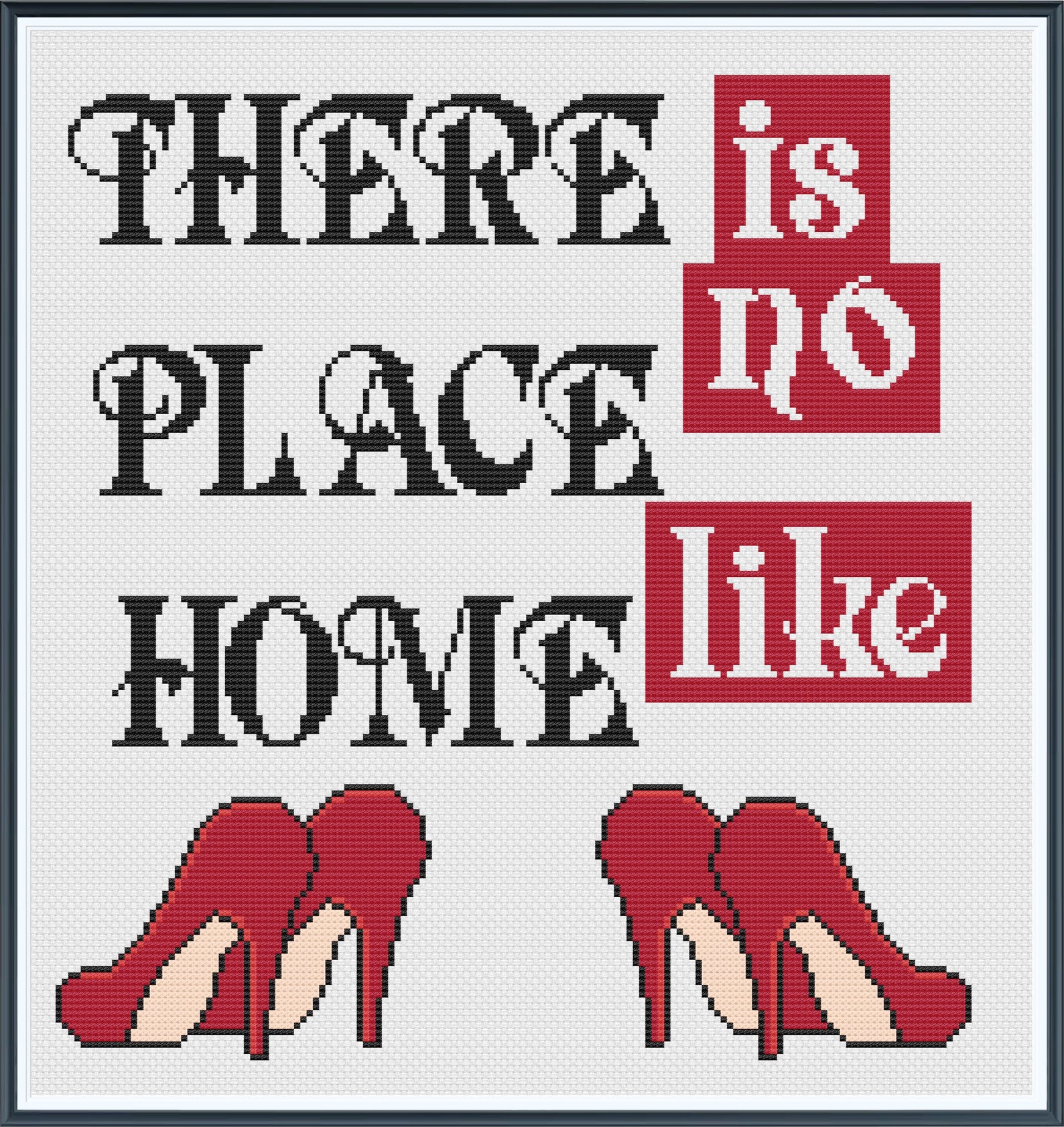 No Place Like Home - Cross Stitch Chart PDF - Pattern Keeper Compatible ...
