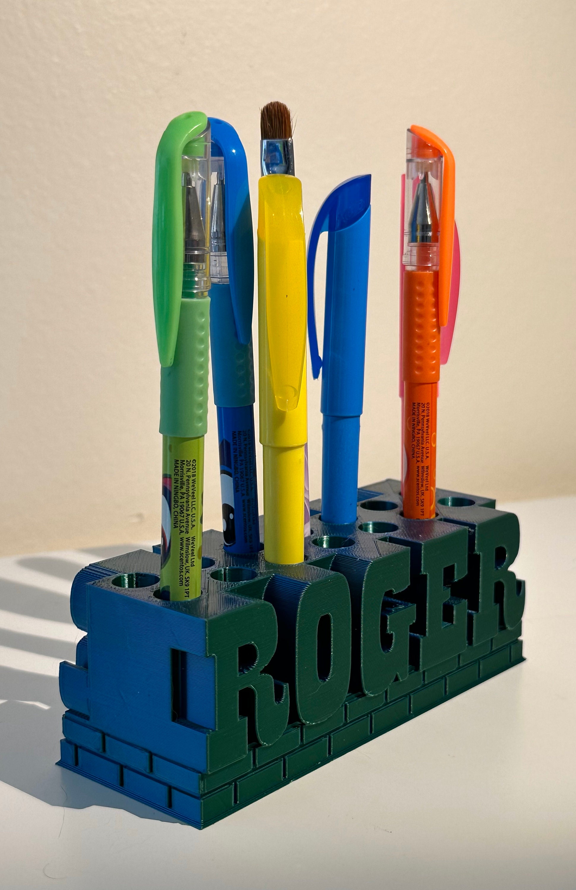 Pen Holder 3d Printed Personalized - Etsy