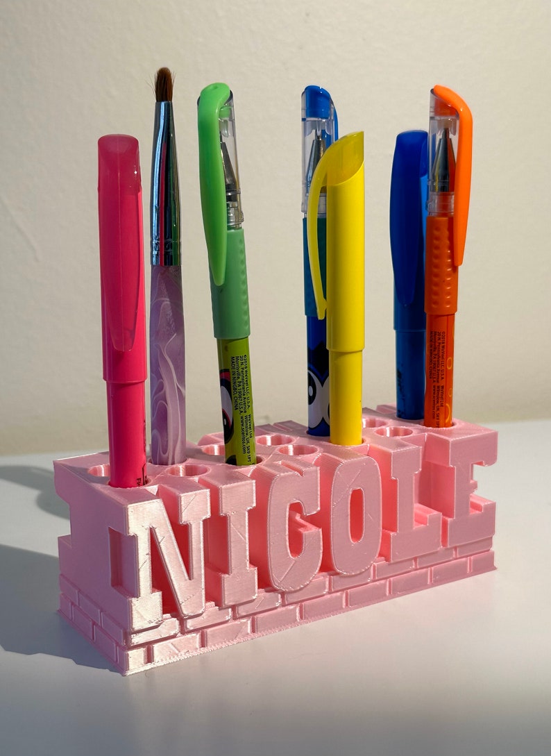Pen Holder 3d Printed Personalized - Etsy