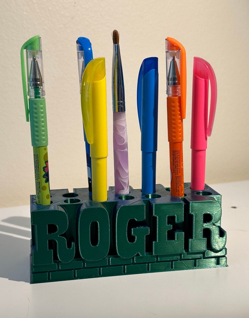 Pen Holder 3d Printed Personalized - Etsy