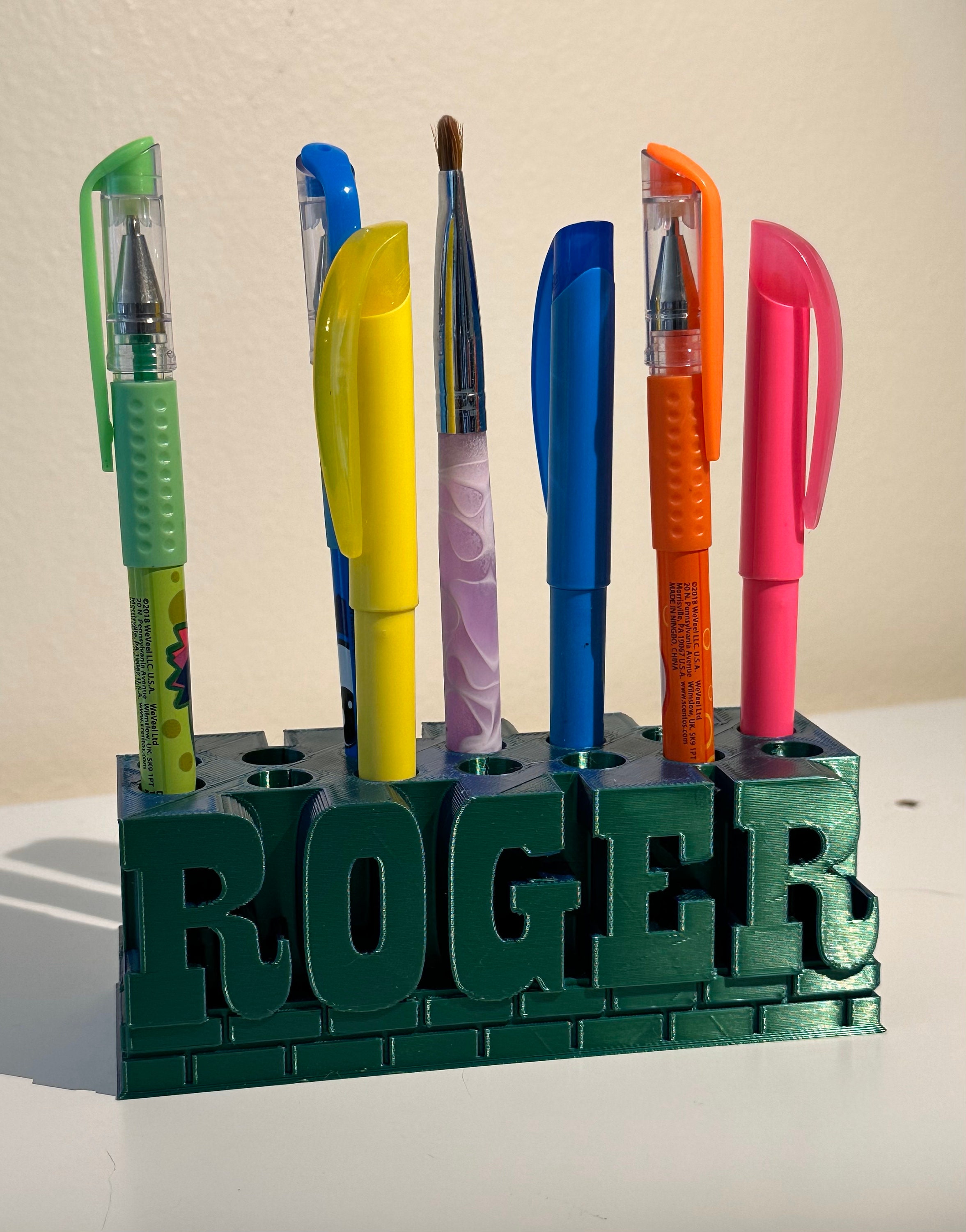 Pen Holder 3d Printed Personalized - Etsy