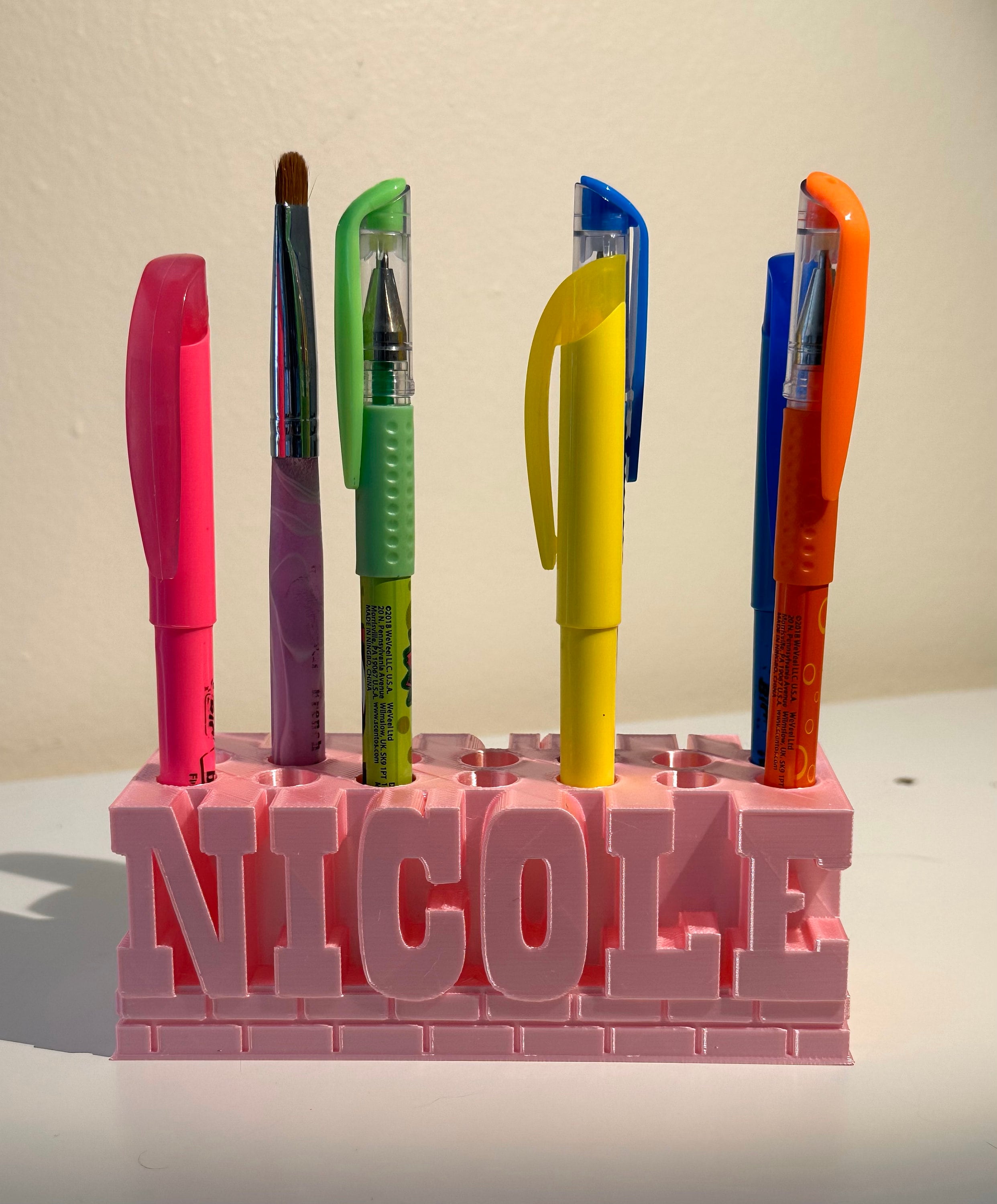 Pen Holder 3d Printed Personalized - Etsy
